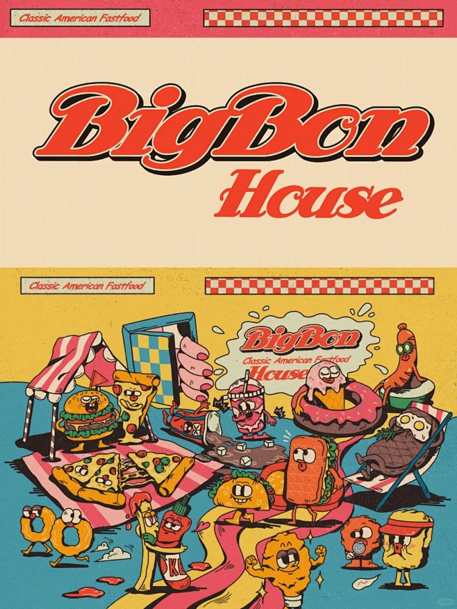 BigBon House · 橡皮管插画主视觉！_1_Blue Labo（报名中）_来自小红书网页版-花瓣网