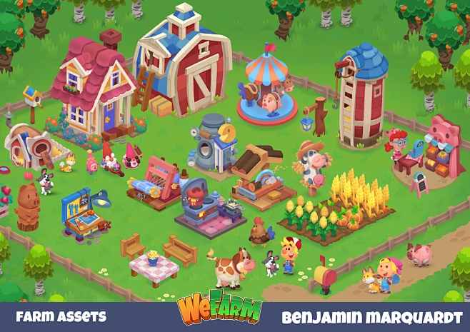 We Farm Concept Art, Ben Marquardt : Assets and concepts from the last year working on WeFarm ...