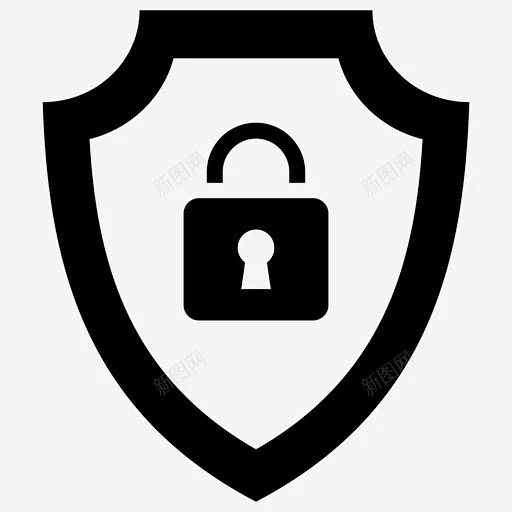 安全锁安全保护符号图标 免费下载 页面网页 平面电商 创意素材-花瓣网