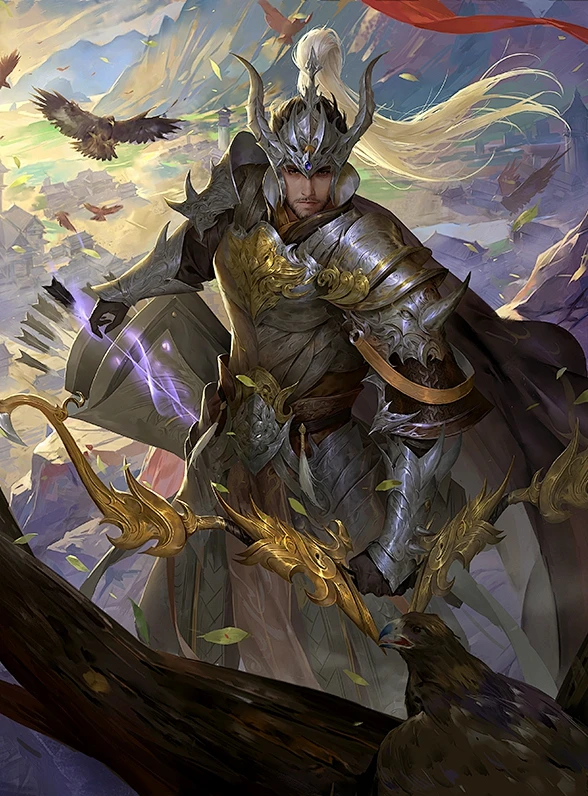 中国风男性卡牌插画中国风写实角色原画来自cgbook.cn (830)-花瓣网