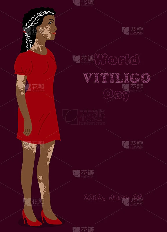 Poster design for World Vitiligo day素材-花瓣网