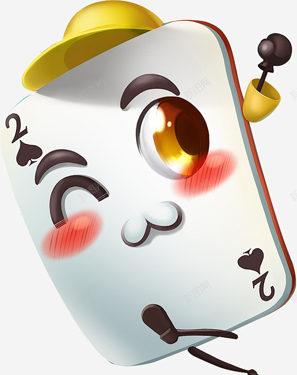 Q版扑克牌资源 创意素材