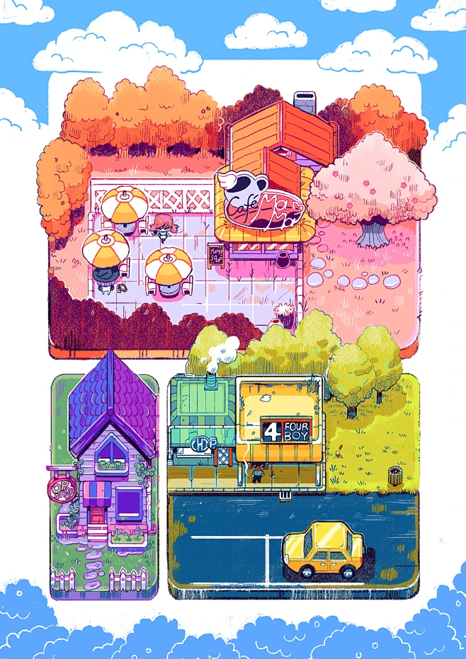 Little Places - Chromacon 2017 Artbook Entry : Here is some art I ...