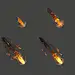 Stylized meteor fireball vfx-花瓣网