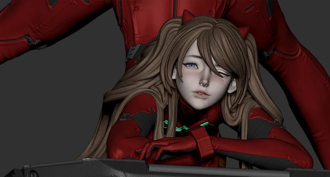 asuka-白金画集-CG天梯,微元素 - 角色参考,角色赏析,3D角色,原创角色,原创艺术,美术作品排位,白金画集,3D角色,BinJie.Lee,原创3D,原创角色,原创3D角色,原创 ...