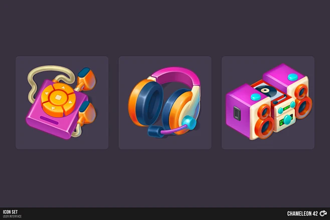 Mobile Game Icons-花瓣网