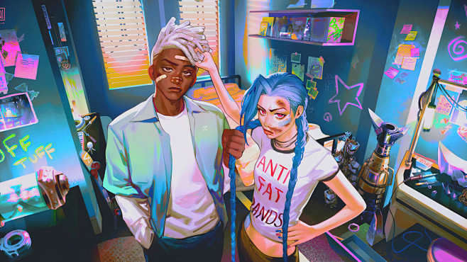 lol-ekko-jinx-art-4k-wallpaper-uhdpaper