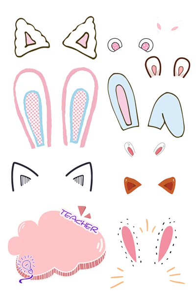 【米图网-52mitu.com】兔耳 猫耳 卡通 可爱cc兔耳-花瓣网