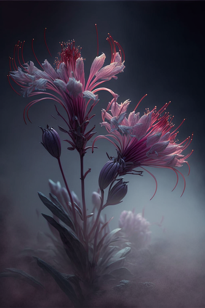 Beautiful and elegant Lycoris flowers,Dragon's paw flower,The other ...