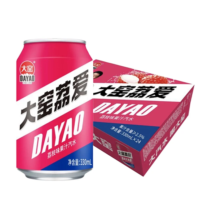 【吴京代言】大窑嘉宾果味汽水饮料易拉罐多口味330ml*6/12/24罐-淘宝网-花瓣网