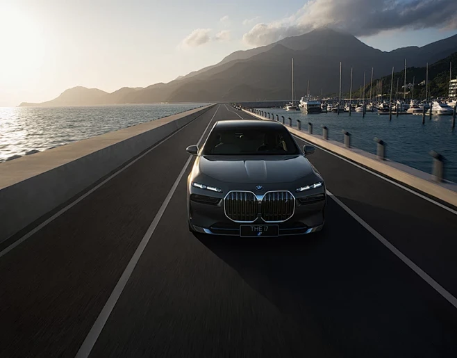 BMW7系修图-花瓣网
