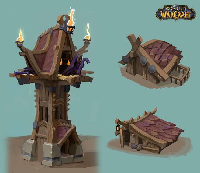 ArtStation - Vrykul Building Concepts for World of Warcraft, Ishmael ...