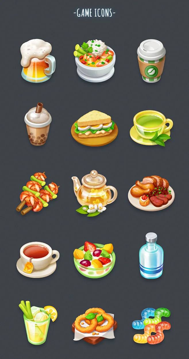 cafe cocktail Coffee dessert drinks Food Halloween icons restaurant tee-花瓣网