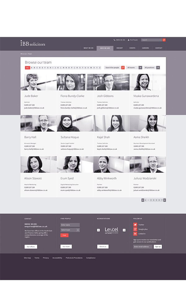 IBB Solicitors on Behance图片_Web设计—紫图片素材-花瓣网