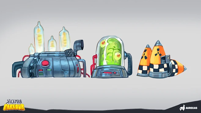 Evil Lab - Props and Background图片_场景-科幻，蒸汽，朋克场景图片素材-花瓣网