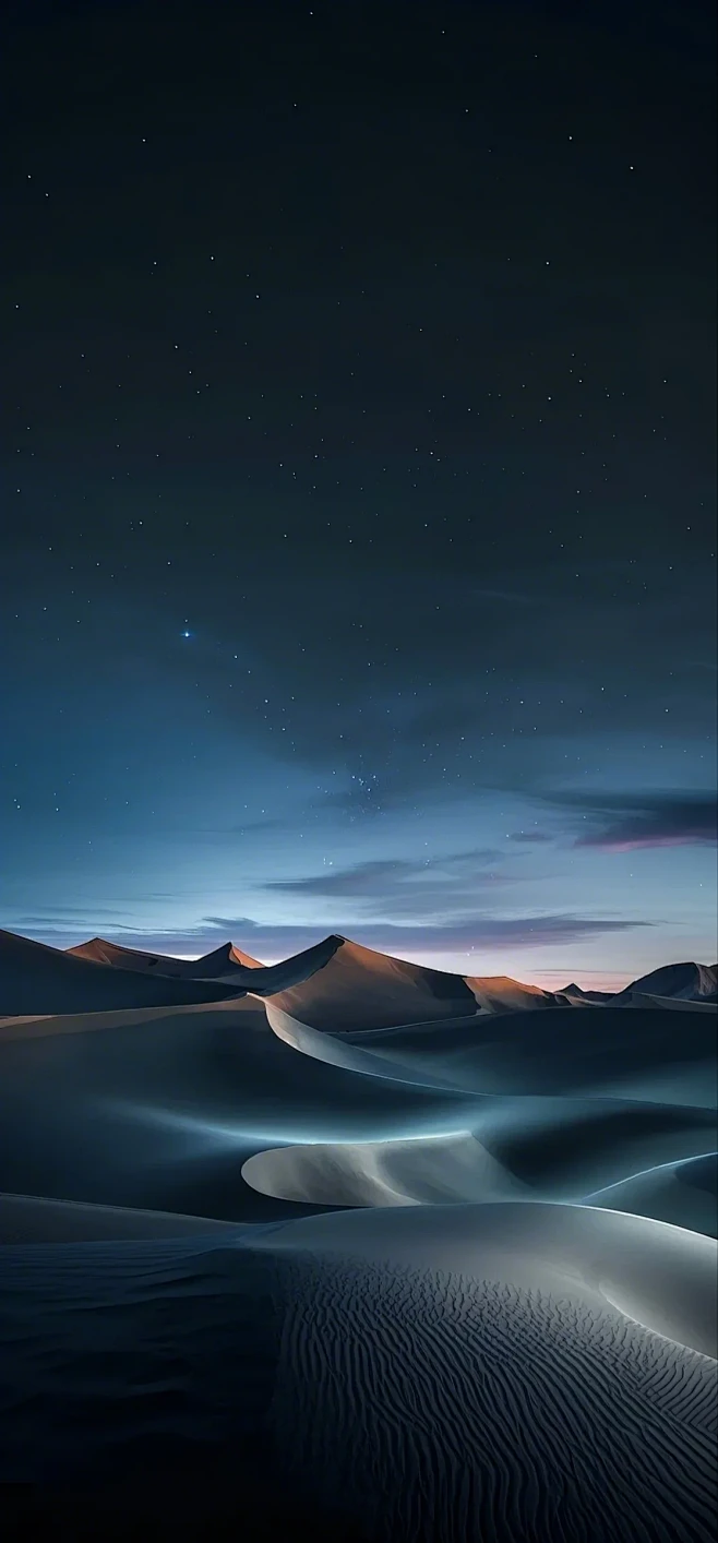 沙漠与星空-花瓣网