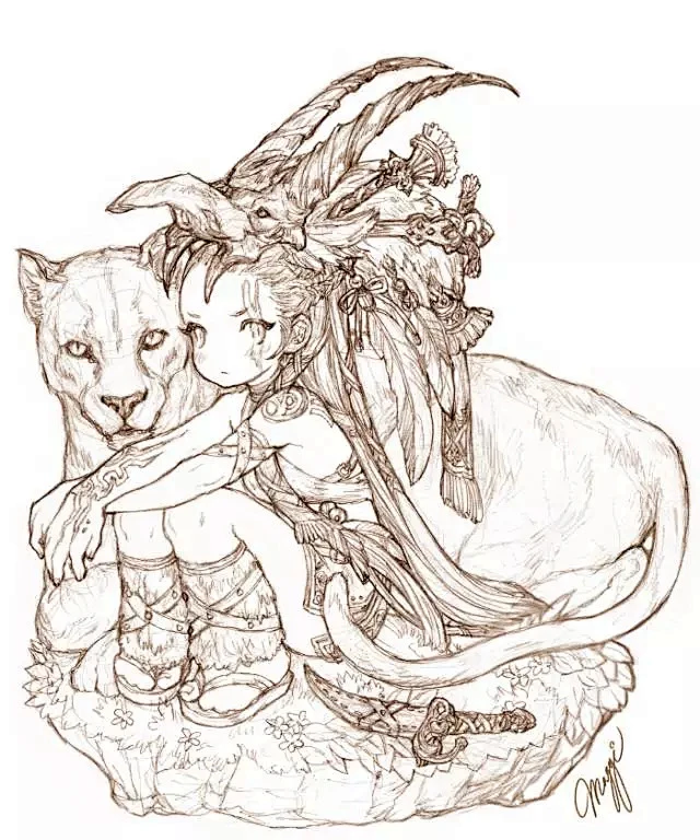 原画 线稿 线描 上色 手绘 CG 场景 原画 手绘风格 人物 手绘 平涂 厚涂 人像 插画设计 水彩 绘画 二次元 美男 美女 萝莉 插画 ...