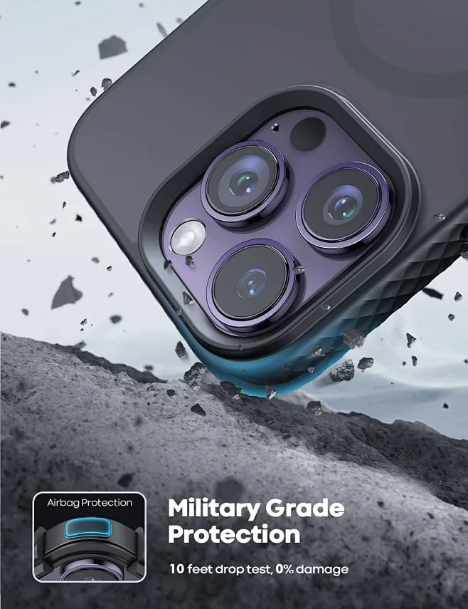 Amazon.com: Lamicall Magnetic Case Designed for iPhone 14 Pro - Magnet ...