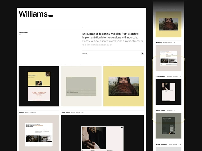 Personal Portfolio - Template #06 by Tomasz Mazurczak for Studio Design ...