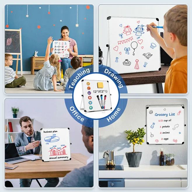 Image 31 - Homemaxs Magnetic Dry Erase Board Kids Drawing Message for ...