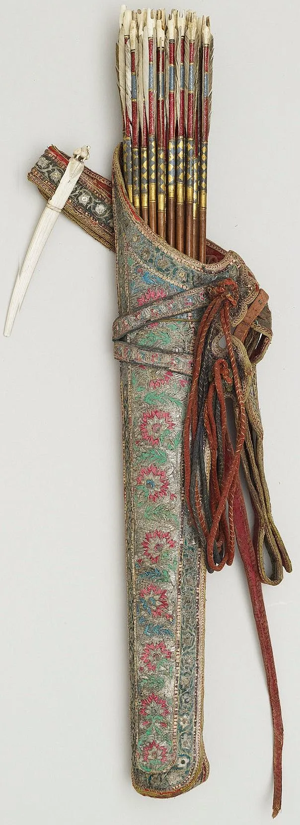 Indian quiver and arrows. This quiver was a trophy from the Battle of ...