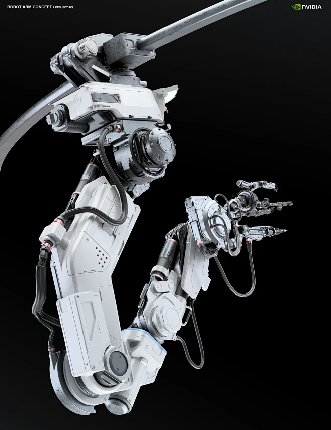 Robot Arm for Assembling scene, Gregor Kopka : A robotic industrial arm ...