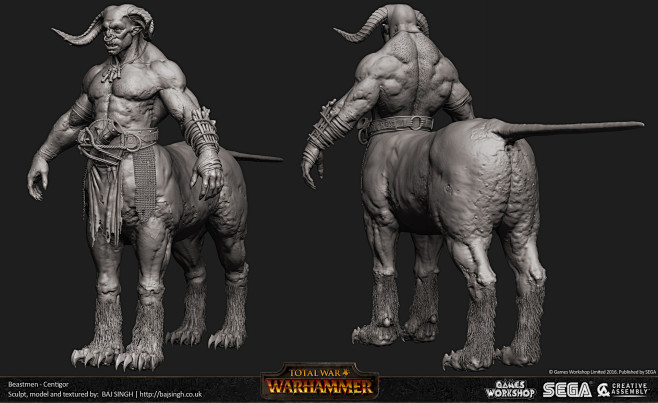 Total War︰ Warhammer︰ Art Dump, In game characters and Zbrush models ...