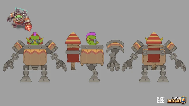 Goblin Machine - Clash Royale图片_产品 Clash Royale 皇室战争图片素材-花瓣网
