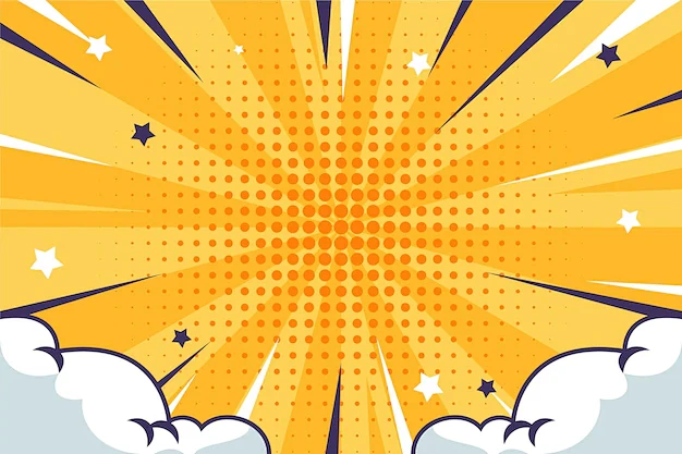 Free Vector | Flat comic style background : Download this Free Vector ...