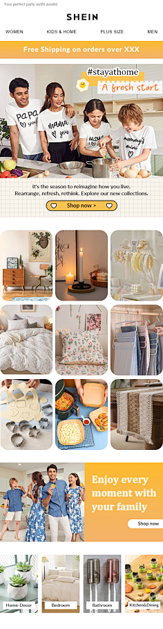 SHEIN|跨境电商|EDM|页面|纯文字|海报|促销|排版-花瓣网|陪你做生活的设计师