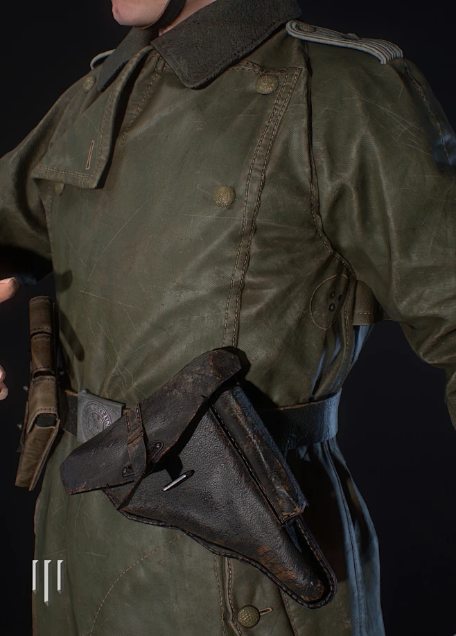 HLL German Commander, Dmitry Bezrodniy : Model and textures of uniform ...