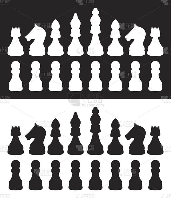 国际象棋矢量图标