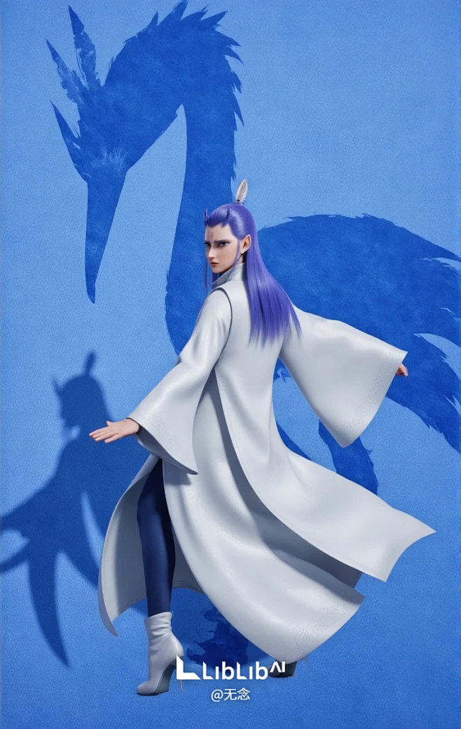 F.1-敖丙-LoRA-科技与传统碰撞-LiblibAI-花瓣网