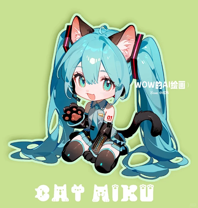 Cat miku 你喜欢哪只小猫？-花瓣网