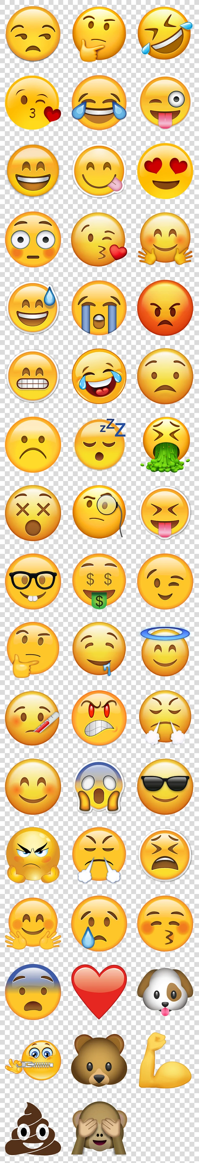 Emoji微信表情QQ表情大全png图片-花瓣网