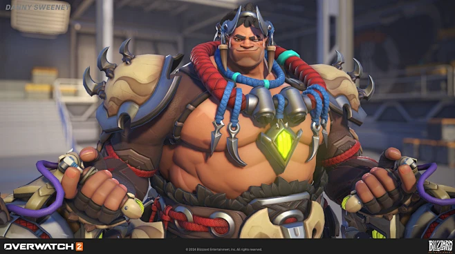 Bonesplinter Mauga Legendary Skin Overwatch 2-花瓣网