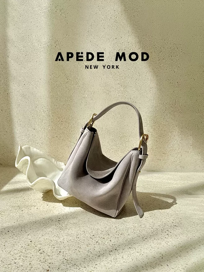 Apede Mod/紫色奶油方包腋下女包斜挎枕头包赵露思同款生日礼物-tmall.com天猫-花瓣网