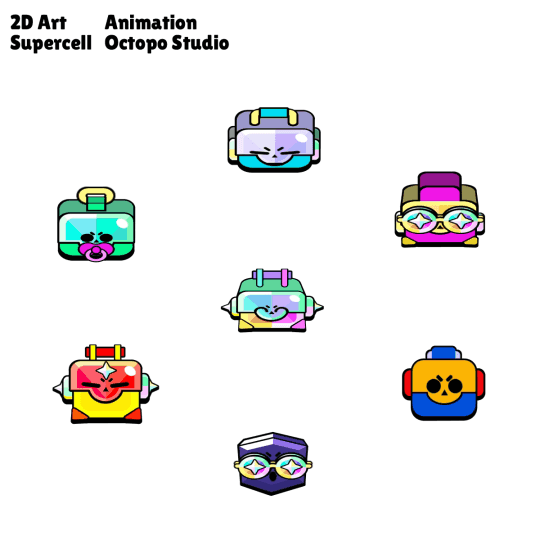 Brawl Stars U58 - 2d animation-花瓣网