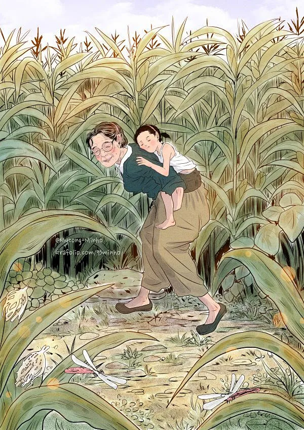 【韩国画师Myeong-Minho情侣插画作品】-花瓣网