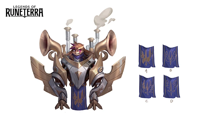 {游戏系列}美国RUNETERRA符文传说（UI,角色，场景）-花瓣网