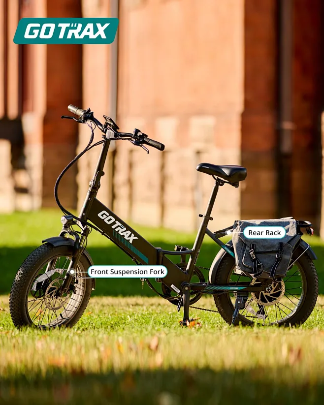 Amazon.com : Gotrax R2 20" Folding Electric Bike with 55 Miles (Pedal ...