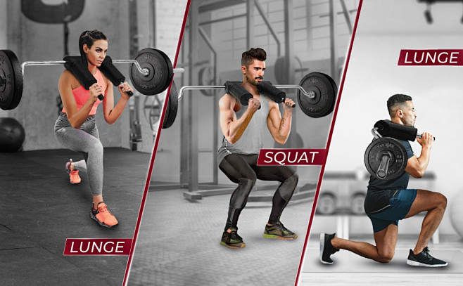 B0B87Z5VYZ squat bar olympic handles attachment neck multi grip lunges ...