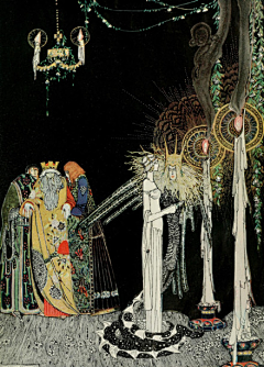 Kay Nielsen 凯·尼尔森（童话）-花瓣网|陪你做生活的设计师 | 刚看见Marjorie Miller的插图就喜欢的不得了，但是只 ...