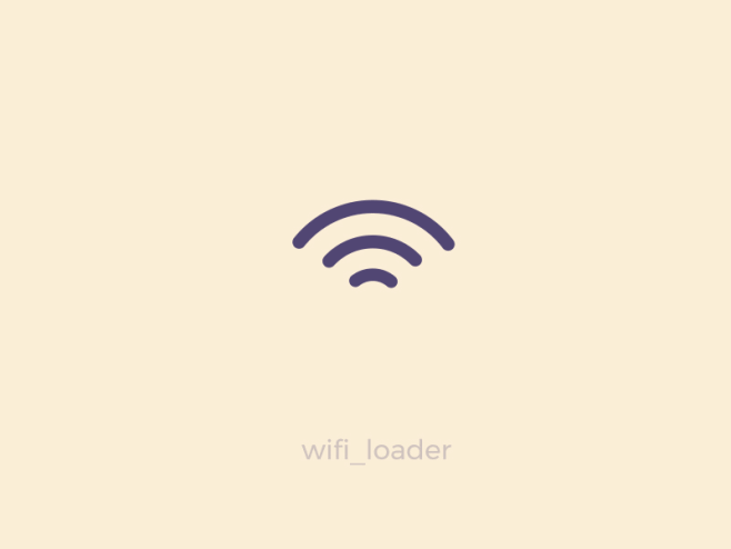 Wifi Loader wifi vector interaction design stroke loader after effects ...