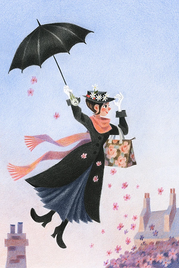 Mary Poppins for Houghton Mifflin Harcourt : Book covers that I ...