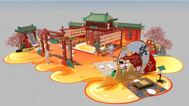 2022新春IP 胖呼虎-胖妞穿越记%7C活动资源%7C黑猫会活_64519bc1-花瓣网