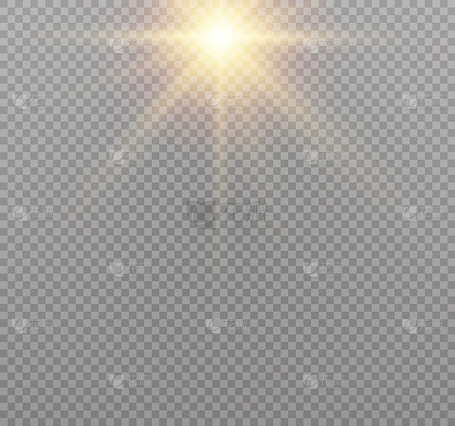 Yellow glowing light