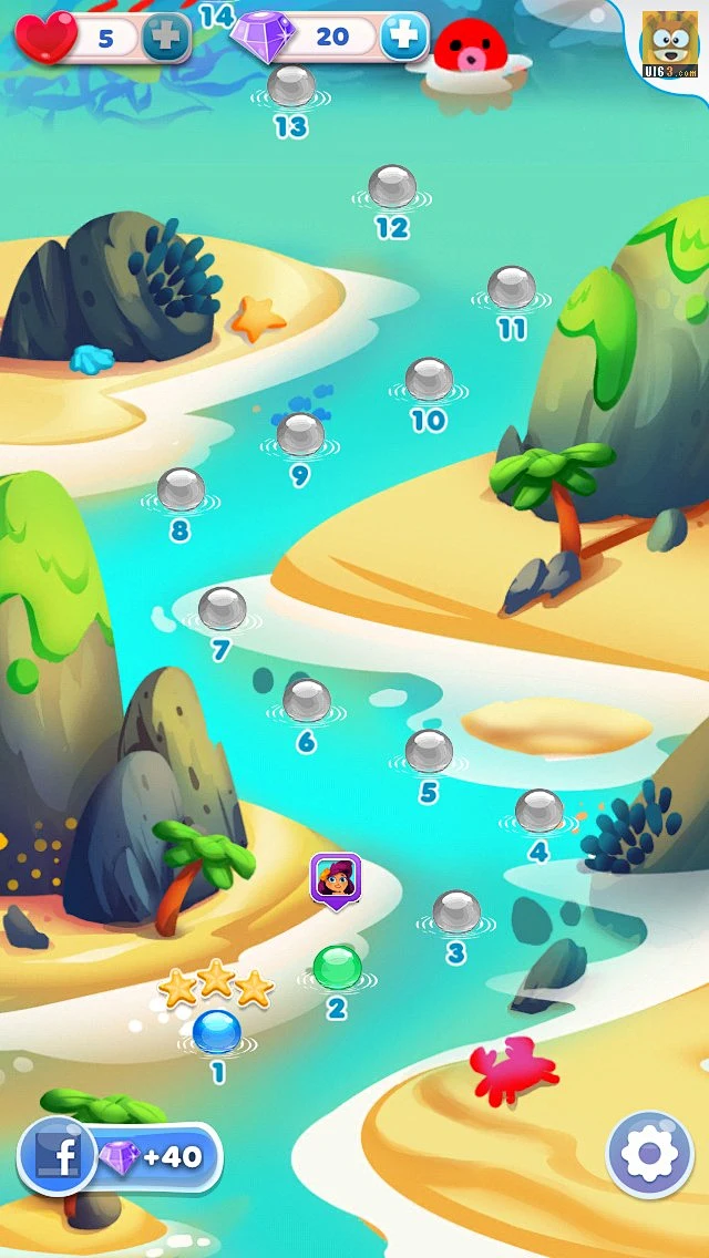 欧美游戏《fish mania》UI界面-花瓣网