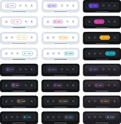 app小程序底部导航UI - UIED用户体验学习平台-花瓣网