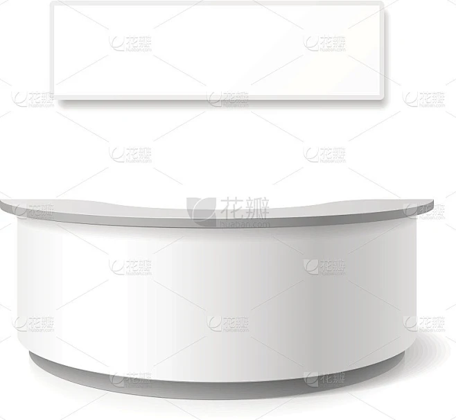 接待、展览柜台素材-花瓣网